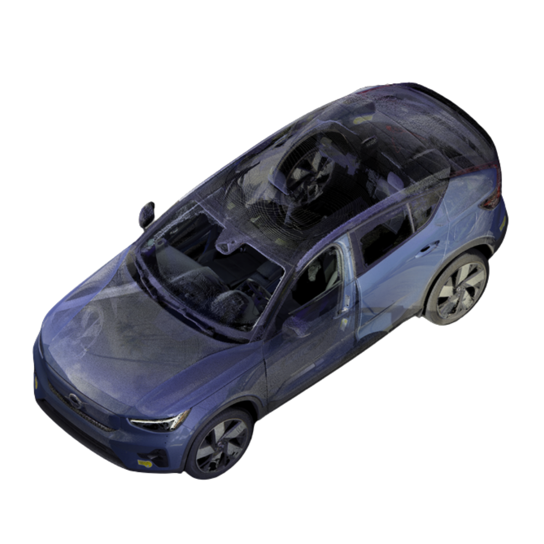 Volvo C40 2022 3D Laser Scan Point Cloud Model – Car Clouds