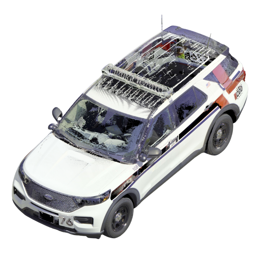 Ford Explorer Police Interceptor 2021 3D Laser Scan Point Cloud Model ...