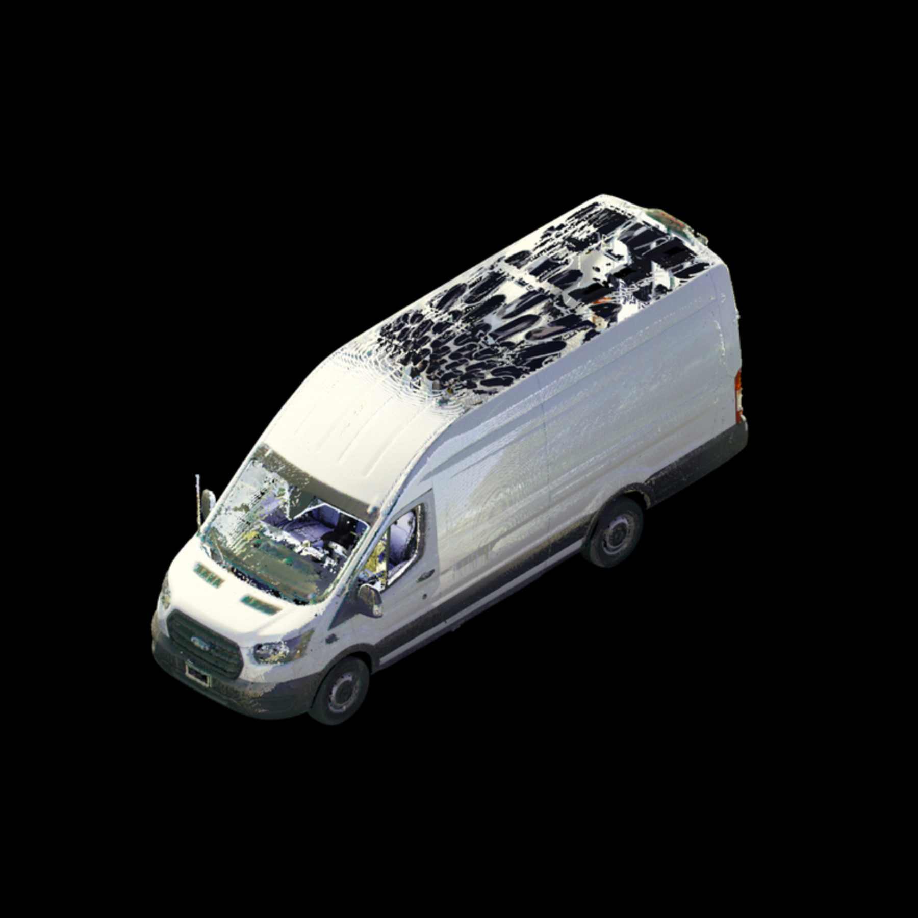 Ford Transit 2020 3D Laser Scan Point Cloud Model – Car Clouds
