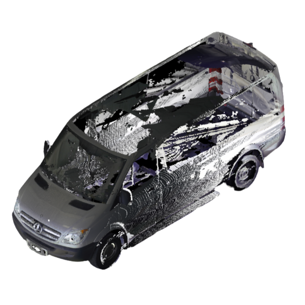 Mercedes-Benz Sprinter 2013 3D Laser Scan Point Cloud Model – Car Clouds