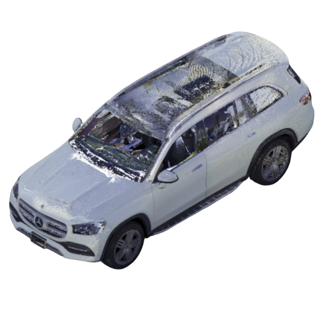 Mercedes Benz GLS-Class 2021 3D Laser Scan Point Cloud Model – Car Clouds