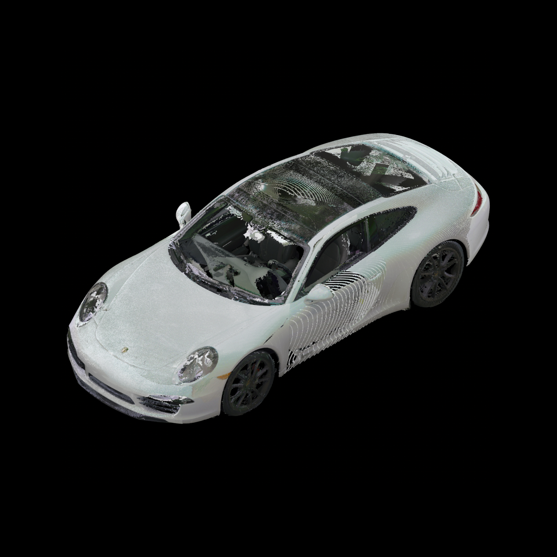 Porsche 911 2015 3D Laser Scan Point Cloud Model – Car Clouds