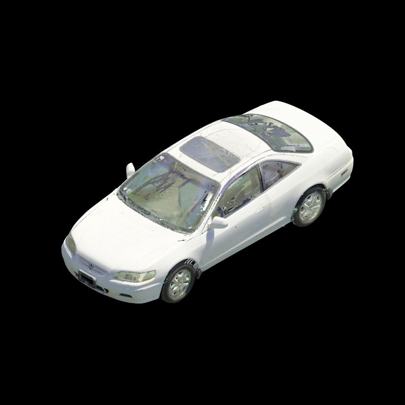 Honda Accord Coupe 2002 3D Laser Scan Point Cloud Model – Car Clouds