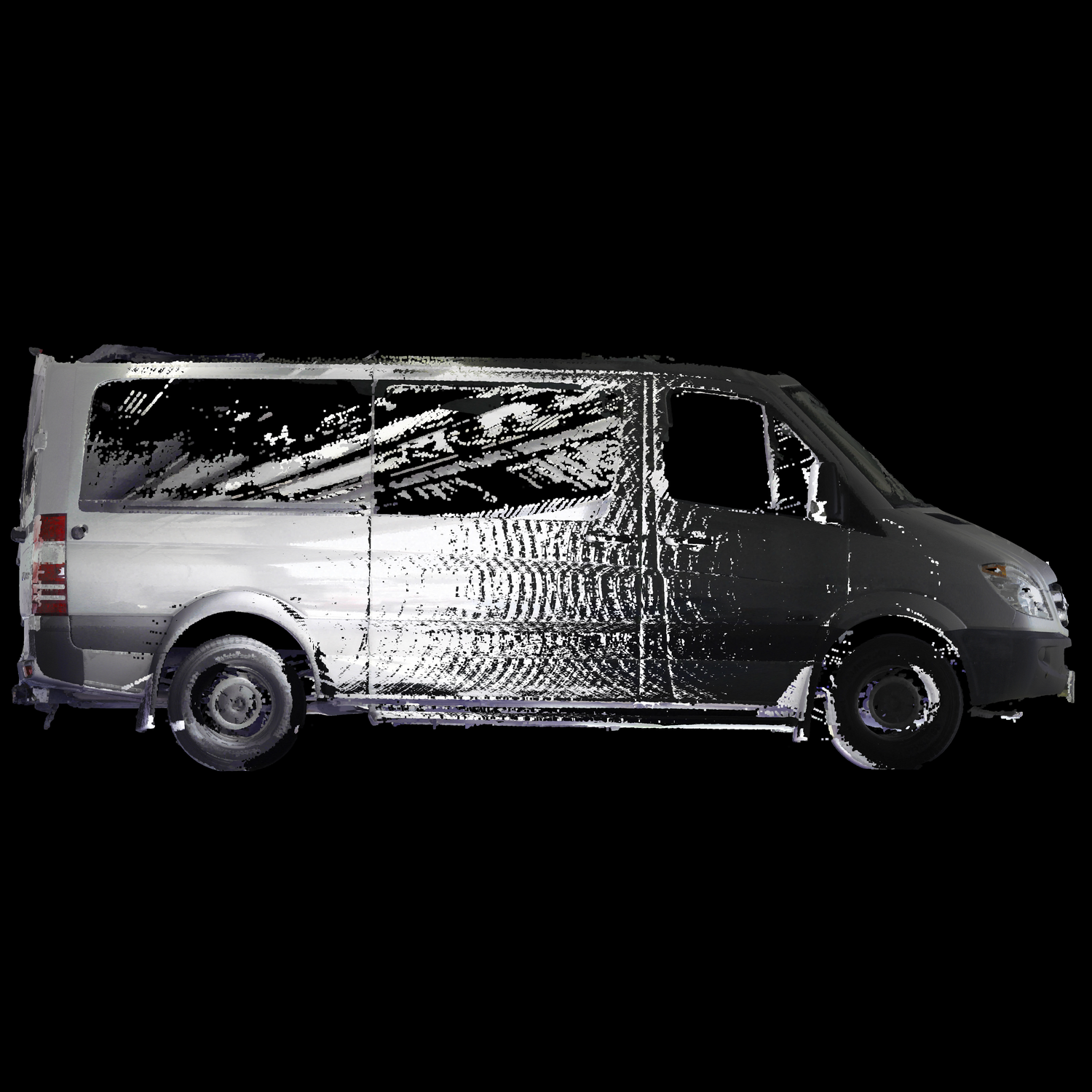 Mercedes-Benz Sprinter 2013 3D Laser Scan Point Cloud Model – Car Clouds