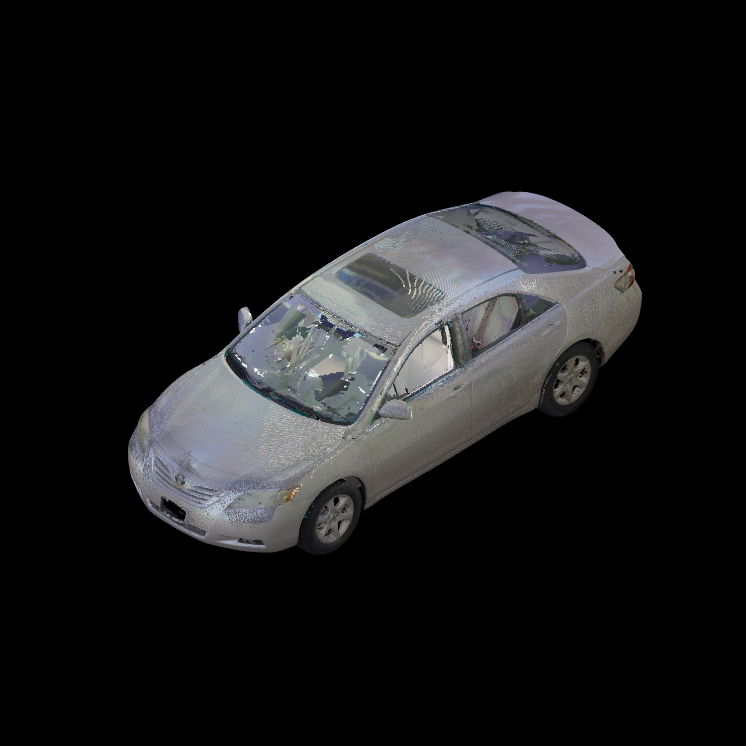 Toyota Camry 2007 3D Laser Scan Point Cloud Model – Car Clouds